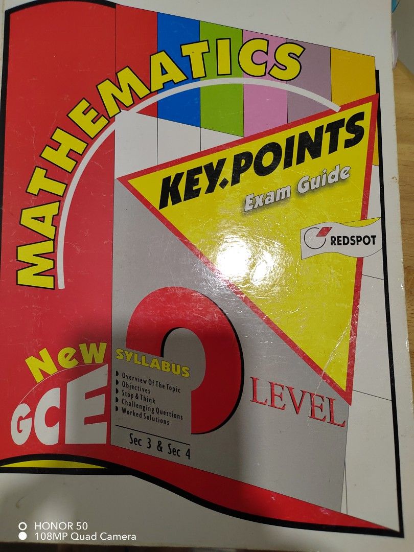 Mathematics key points for Sec 3 and 4, Hobbies & Toys, Books ...