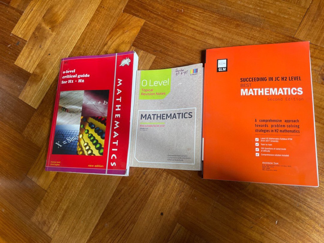 Mathematics textbooks (JC H2/ O level E math), Hobbies & Toys, Books ...