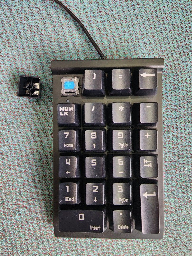 Mechanical Numpad USB Blue Switches, Computers & Tech, Parts ...