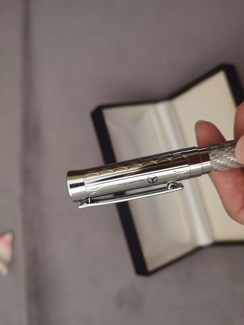 Mercedes Benz silver ballpoint pen, Luxury, Accessories on Carousell