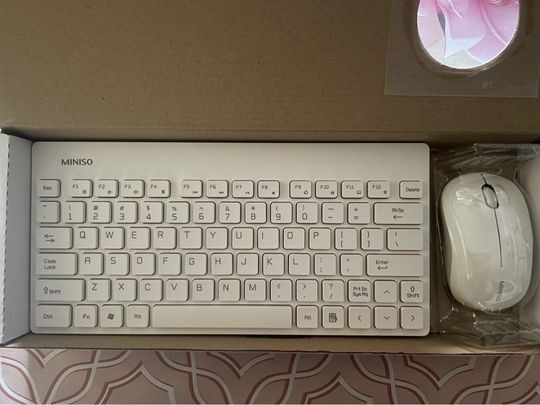 Miniso Wireless Mouse and Keyboard, Computers & Tech, Parts & Accessories, Computer Keyboard on ...