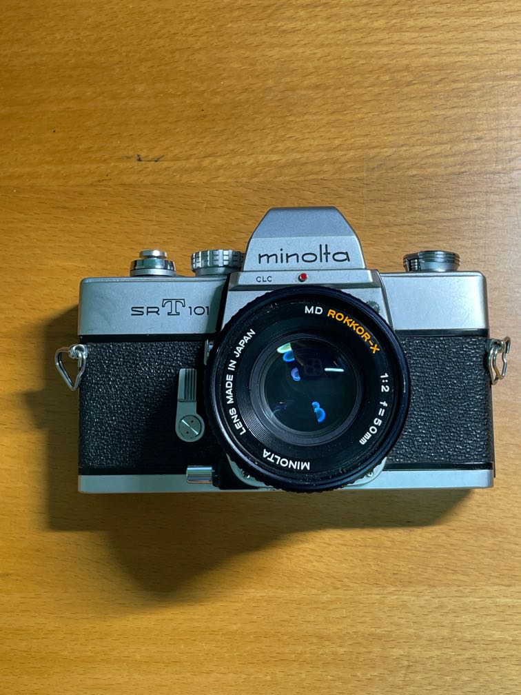 Minolta SRT-101 with MD Rokkor-X 50mm F2, Photography, Cameras on Carousell