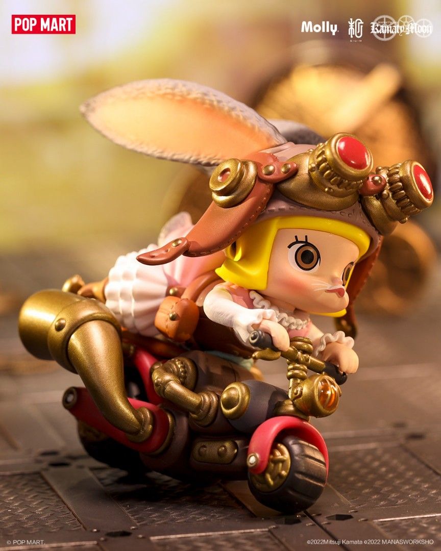 Molly Steam Punk Animal Bike series POPMART (Preorder), Hobbies & Toys ...