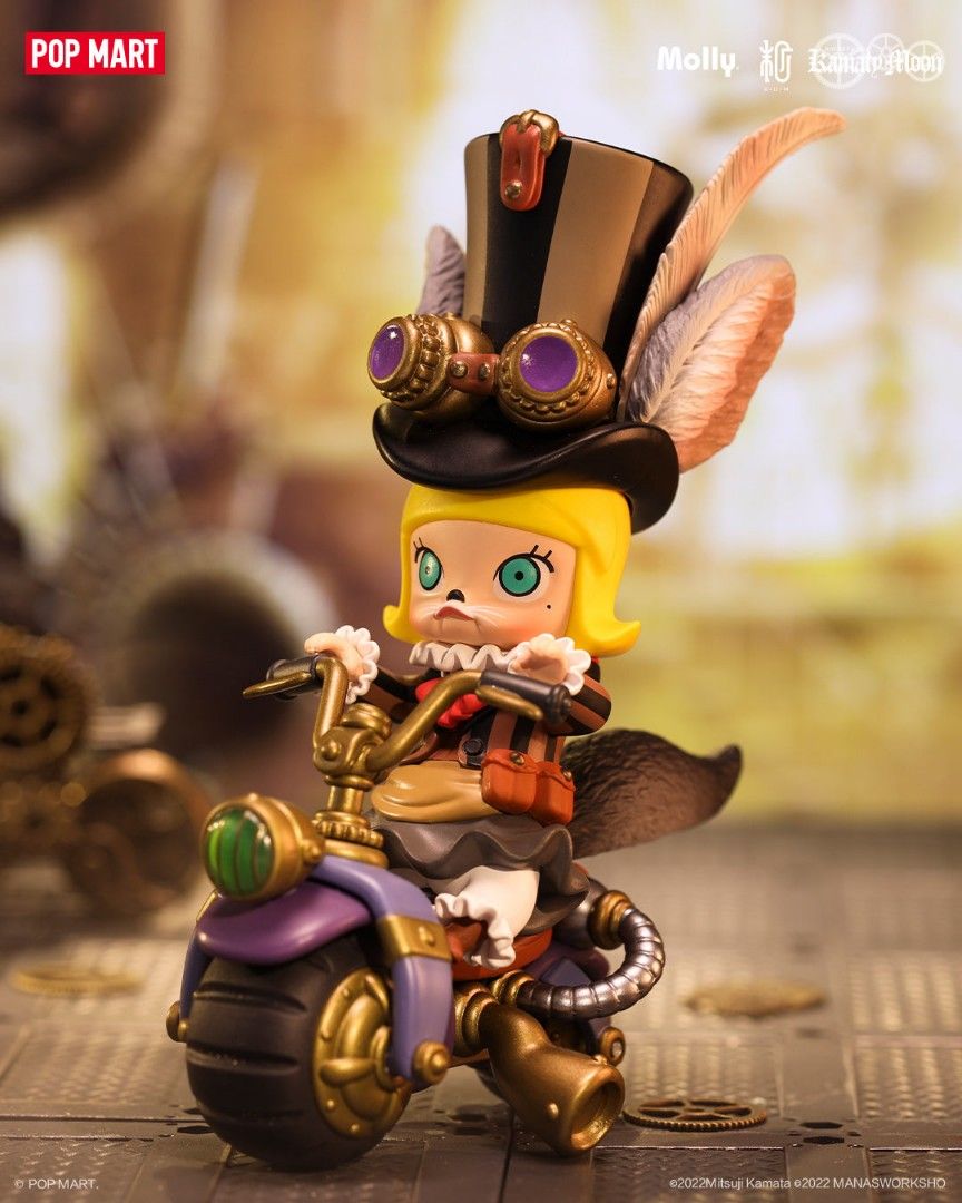 Molly Steam Punk Animal Bike series POPMART (Preorder), Hobbies & Toys ...