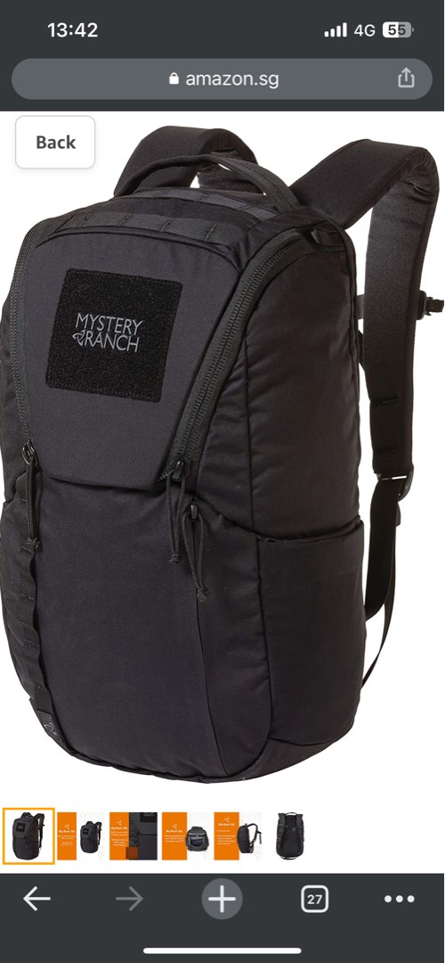 MYSTERY RANCH Rip Ruck 15, Men's Fashion, Bags, Backpacks on Carousell