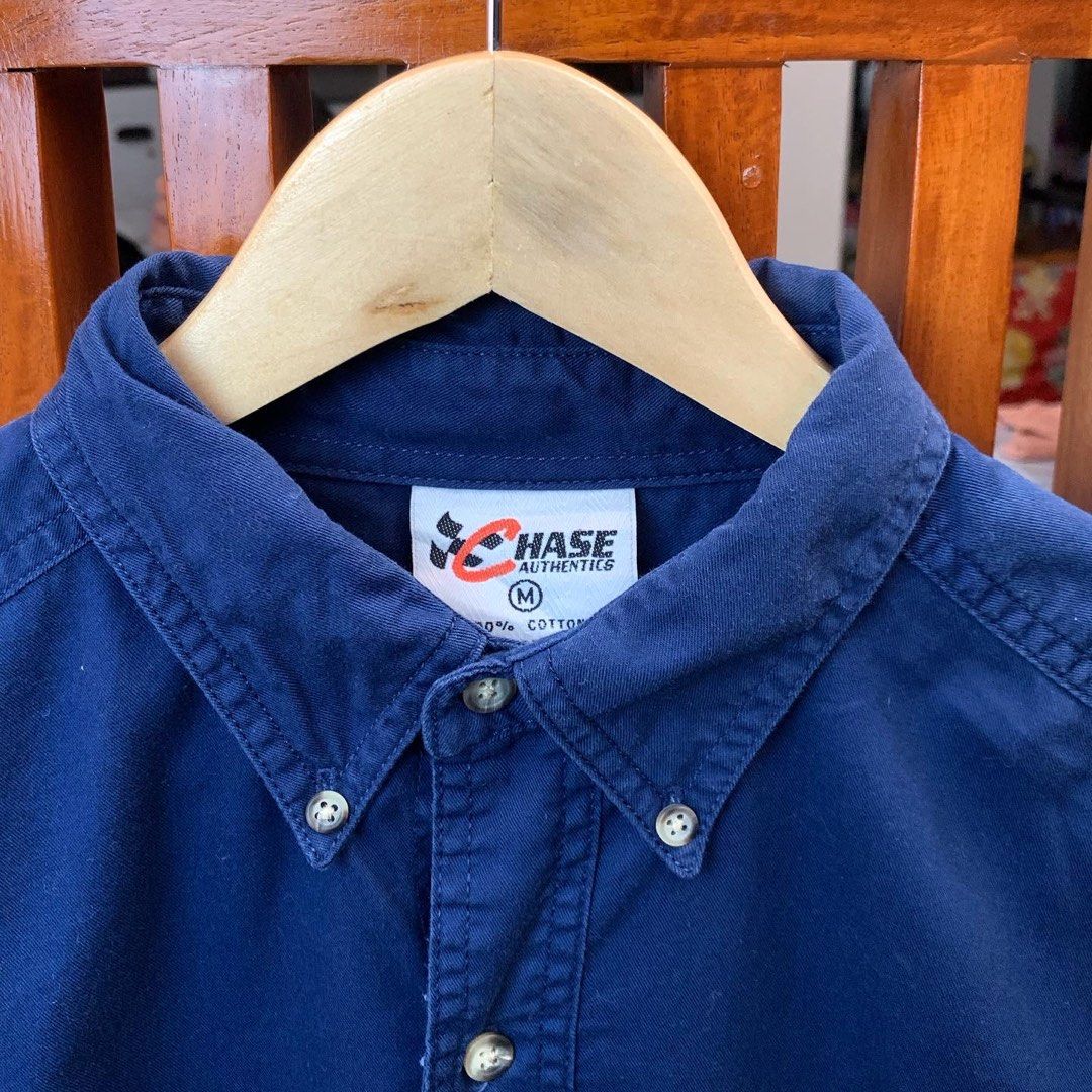 Nascar Rusty Wallace Button down LS, Men's Fashion, Tops & Sets, Formal ...