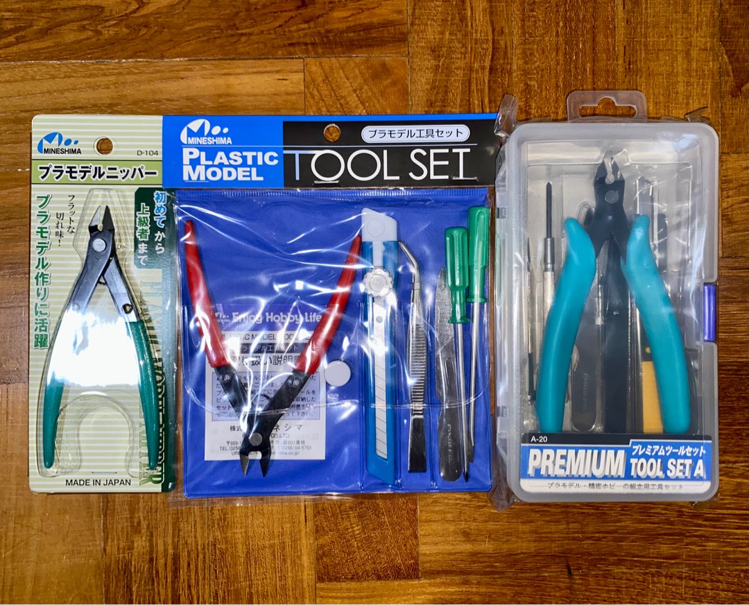 Nipper & Tool Set for Gundam Gunpla Model Kit Hobby HG RG MG, Hobbies ...