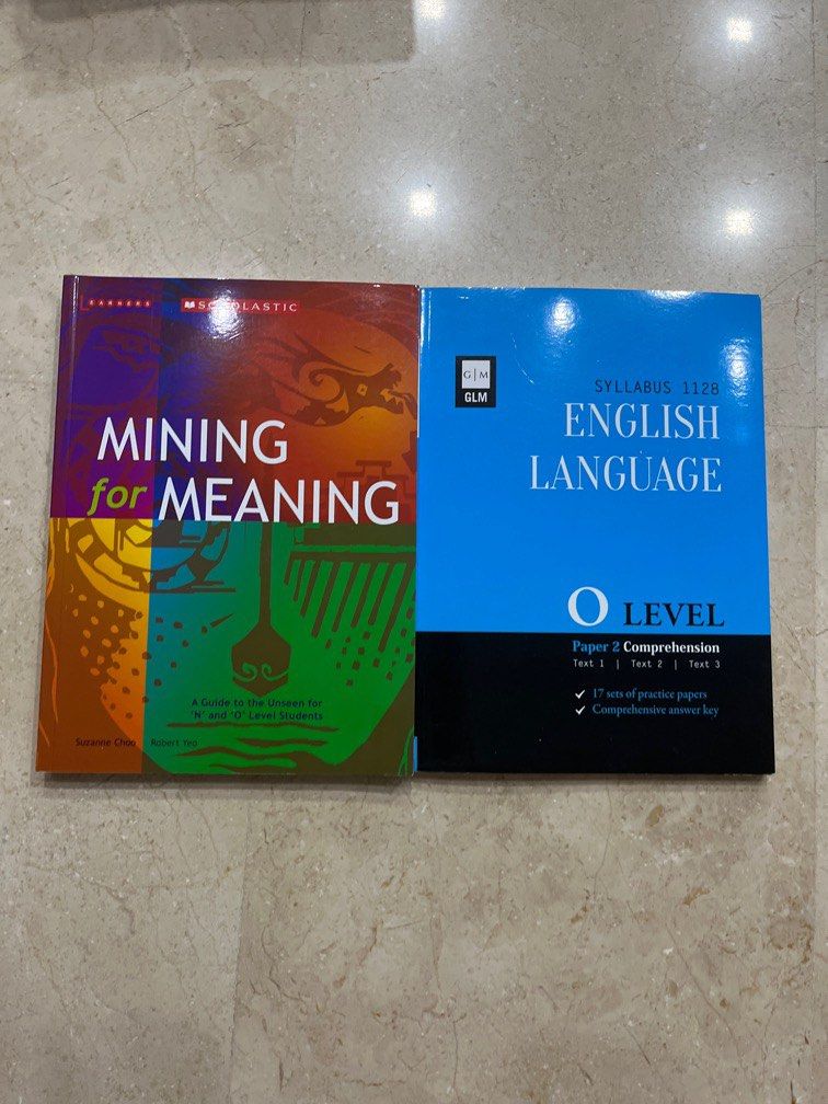 O Level English Language Textbooks, Hobbies & Toys, Books & Magazines ...