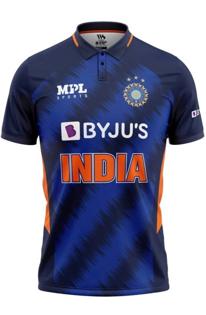 Original India Cricket Jersey, Men's Fashion, Activewear on Carousell