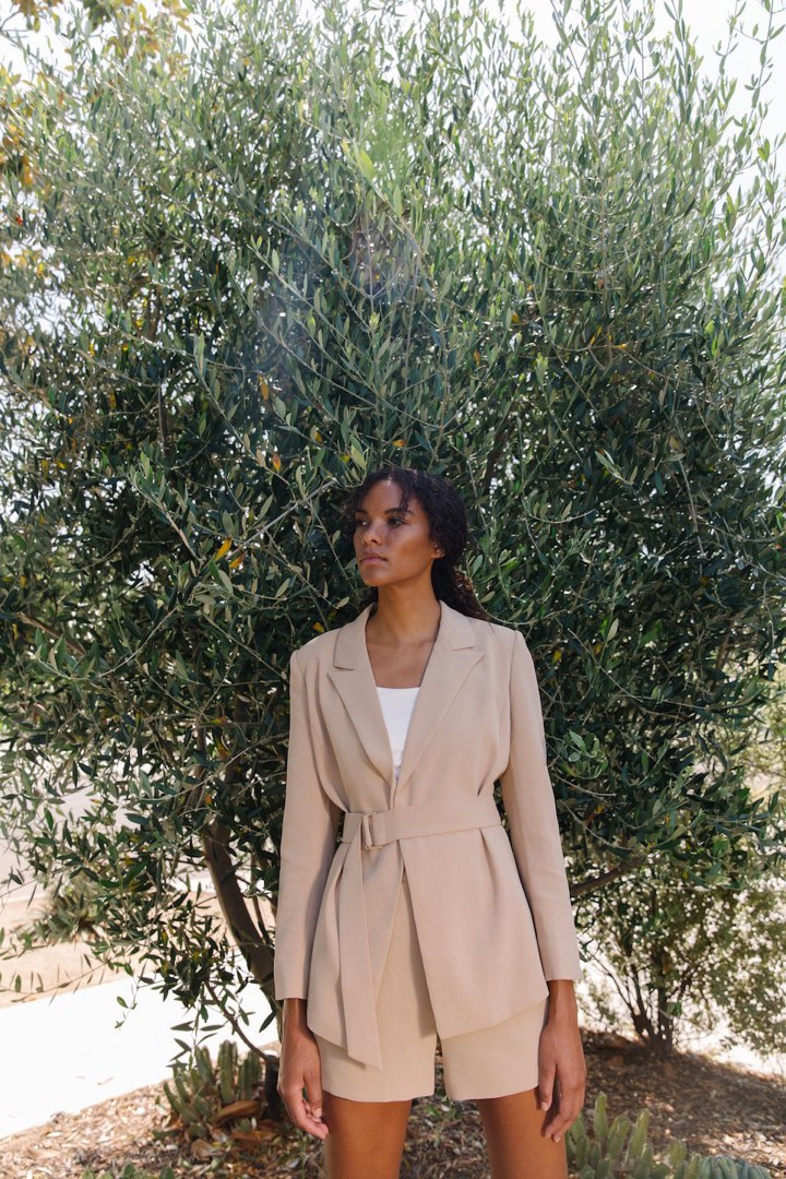 Osn oversized blazer in cream, Women's Fashion, Coats, Jackets and ...