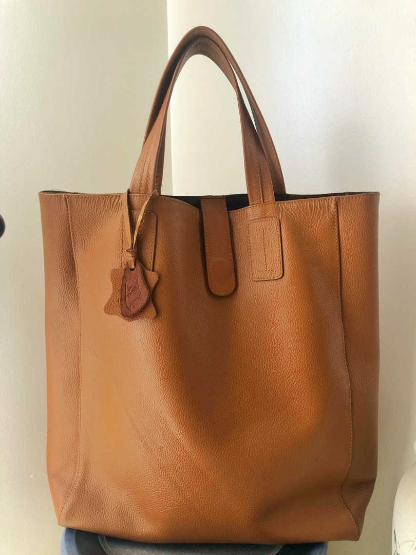 Our Tribe tote bag in caramel brown, Women's Fashion, Bags & Wallets ...