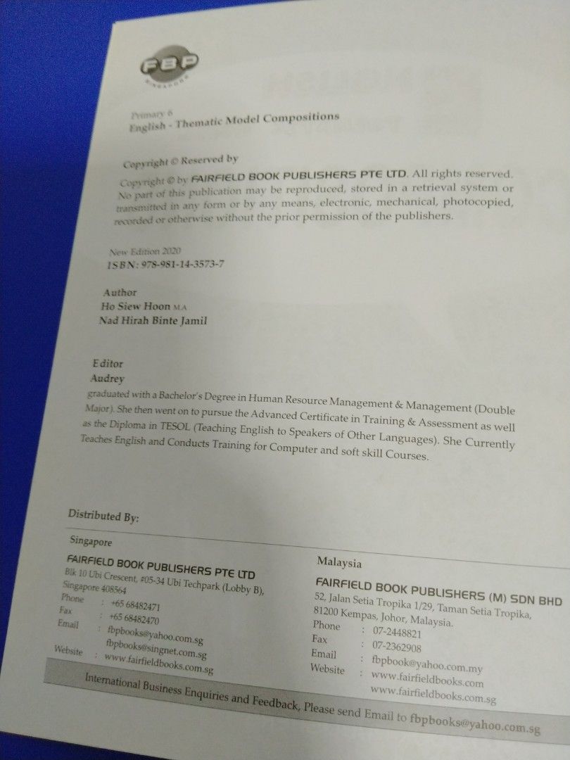 P6 English Composition Guide, Hobbies & Toys, Books & Magazines ...