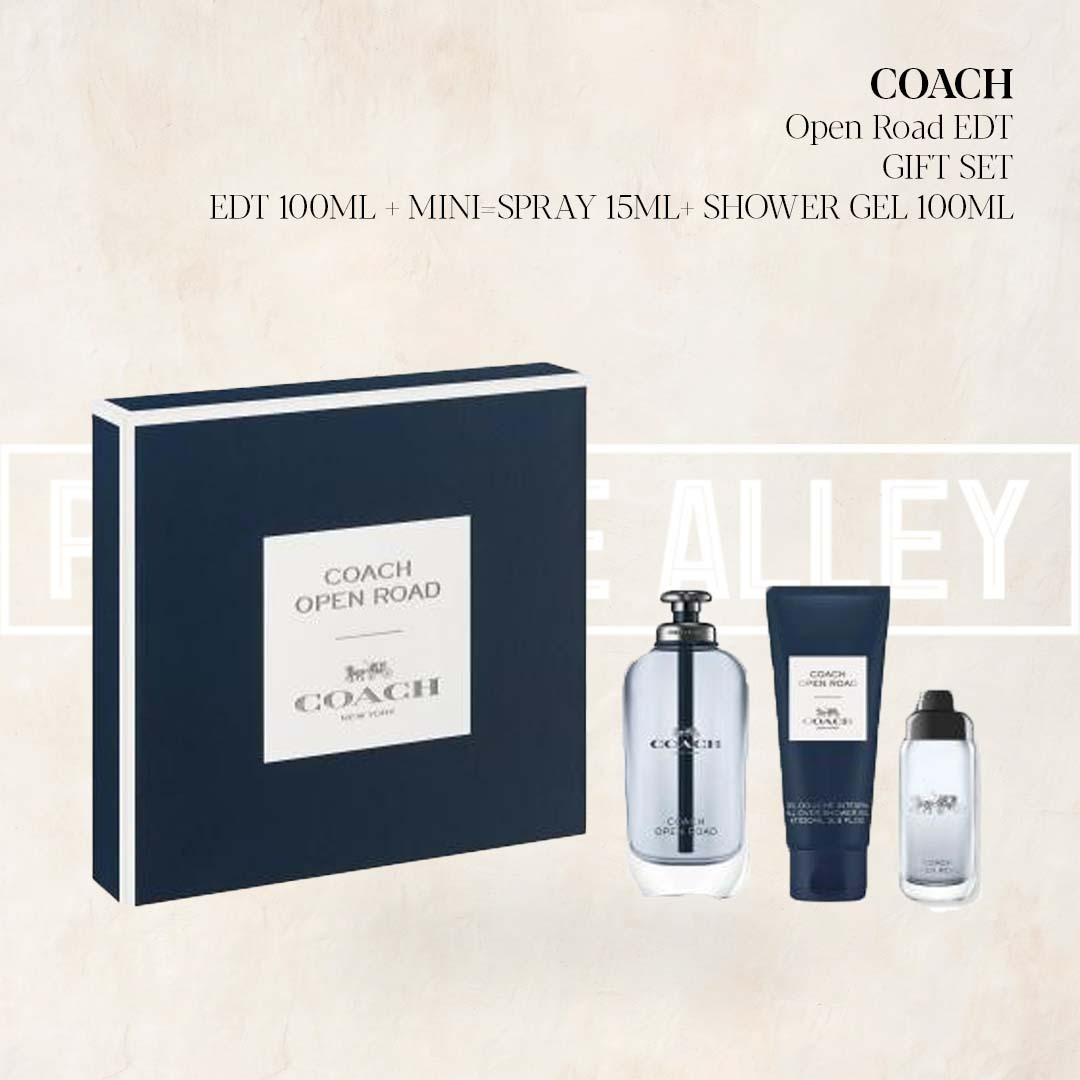 [PERFUME ALLEY] Coach Open Road Gift Set EDT 100ml, Beauty & Personal ...