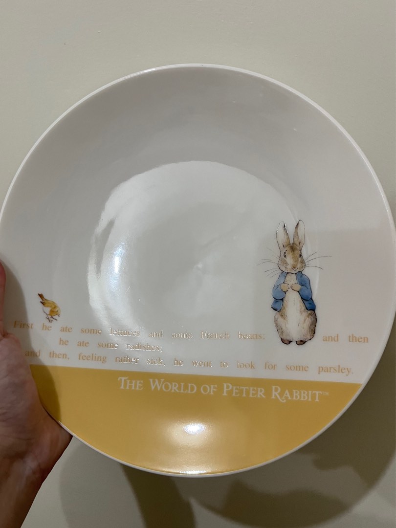 Peter Rabbit Vintage Plate, Furniture & Home Living, Kitchenware ...