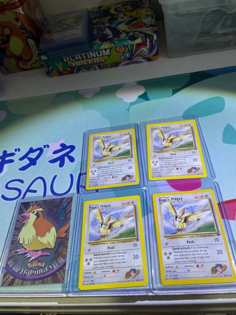 Pidgeot, Pidgeotto, Pidgey set, Hobbies & Toys, Memorabilia ...