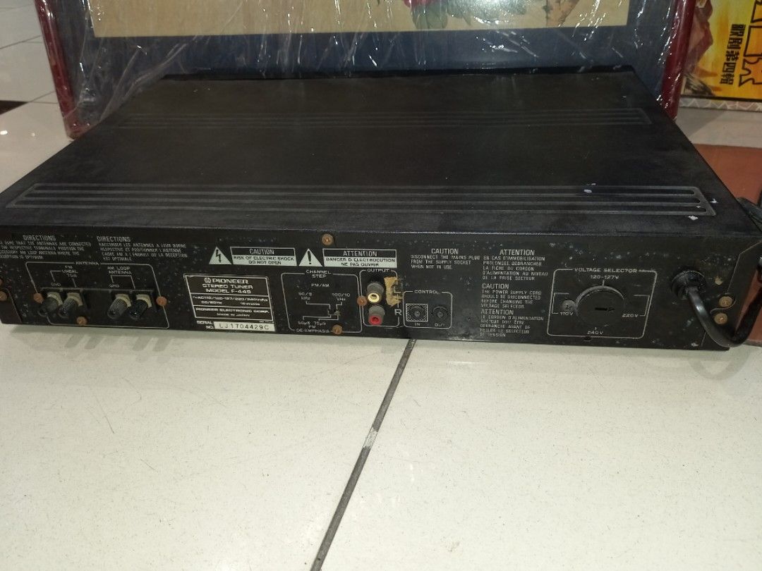 Pioneer AM/FM Stereo Turner F-449...gd working, Audio, Other Audio Equipment on Carousell