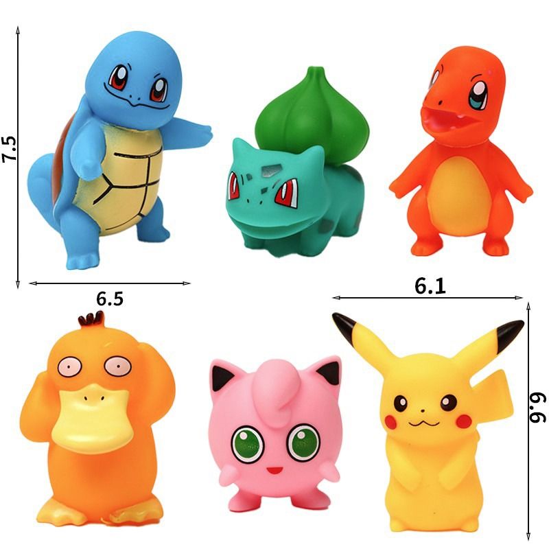 Pokemon / Pikachu / Bulbasaur / Squirtle / Charmander / Psyduck ...
