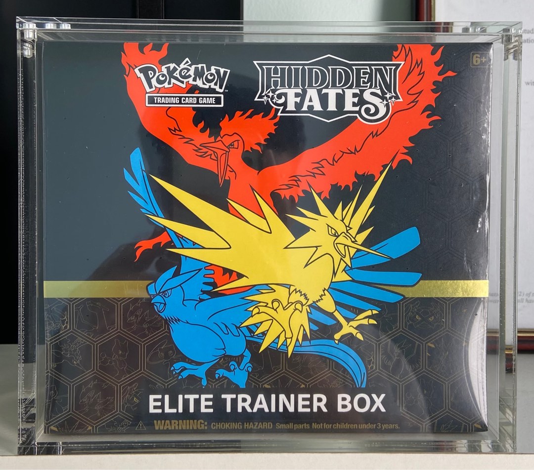 Pokemon Hidden Fates Elite Trainer Box (ETB) - Without Acrylic Case ...