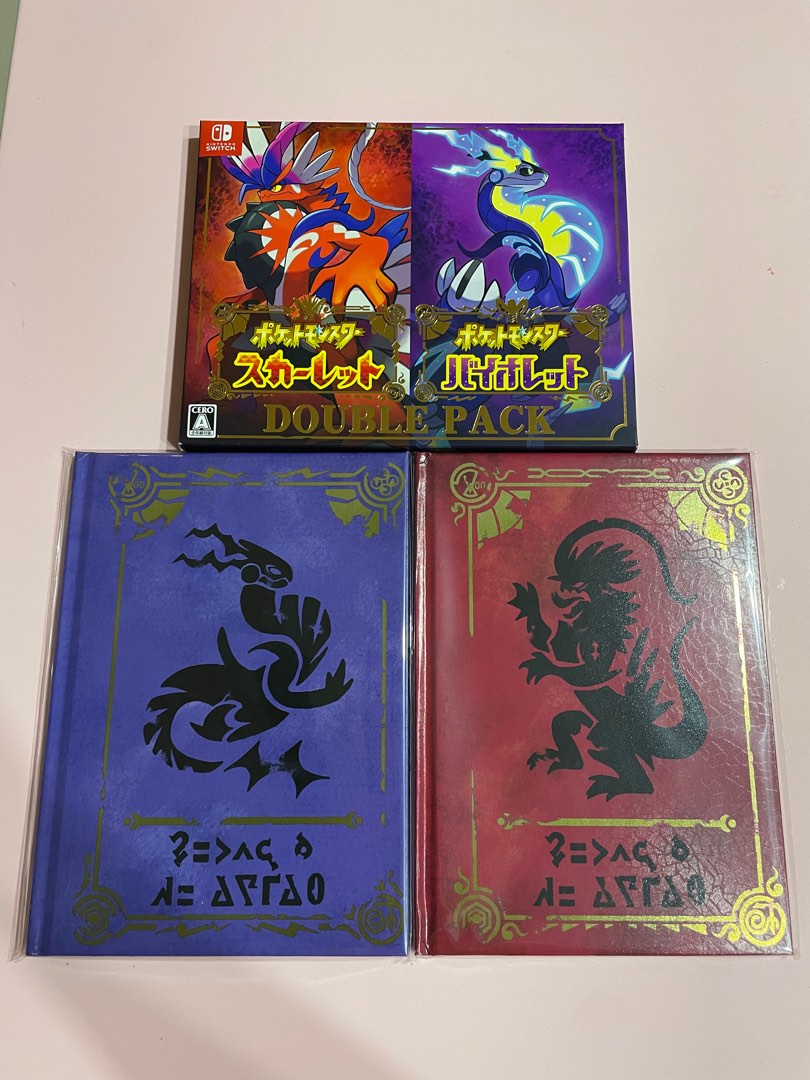 Pokemon Scarlet & Violet Double Pack with both Art Books - Nintendo ...