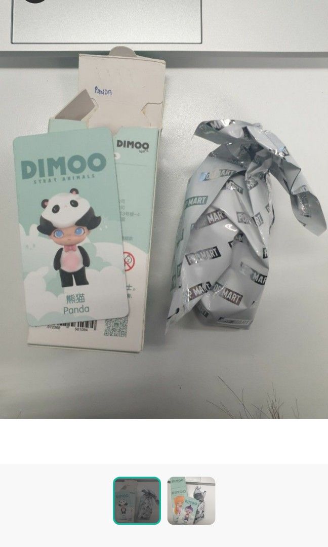 POPMART Dimoo Stray Animals Panda Hedgehog Bluebird Cat Squid, Hobbies ...