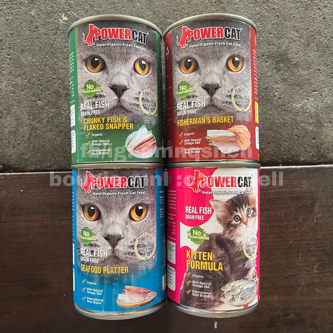 Powercat 400g Wet Cat Food, Pet Supplies, Pet Food on Carousell