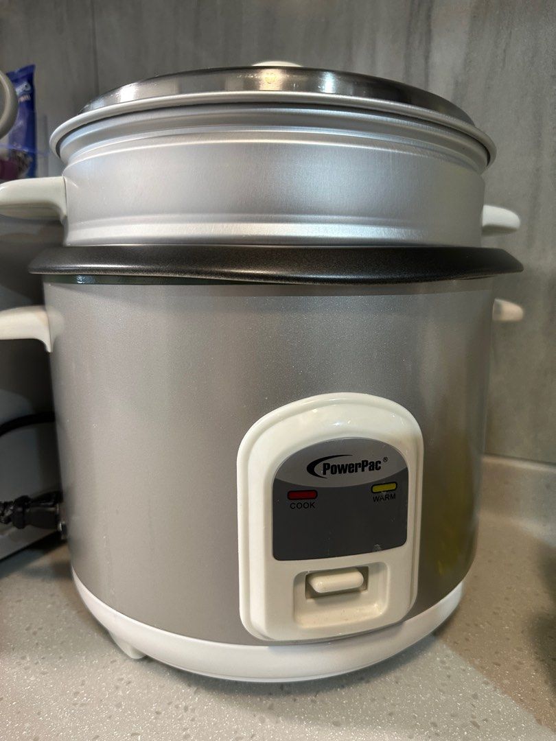 Powerpac Rice Cooker with Steamer 1.8L, TV & Home Appliances, Kitchen ...
