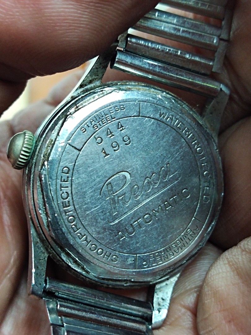 Presca Vintage Gold Top, Men's Fashion, Watches & Accessories, Watches ...