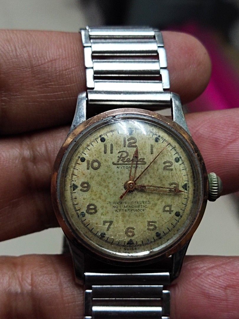 Presca Vintage Gold Top, Men's Fashion, Watches & Accessories, Watches ...