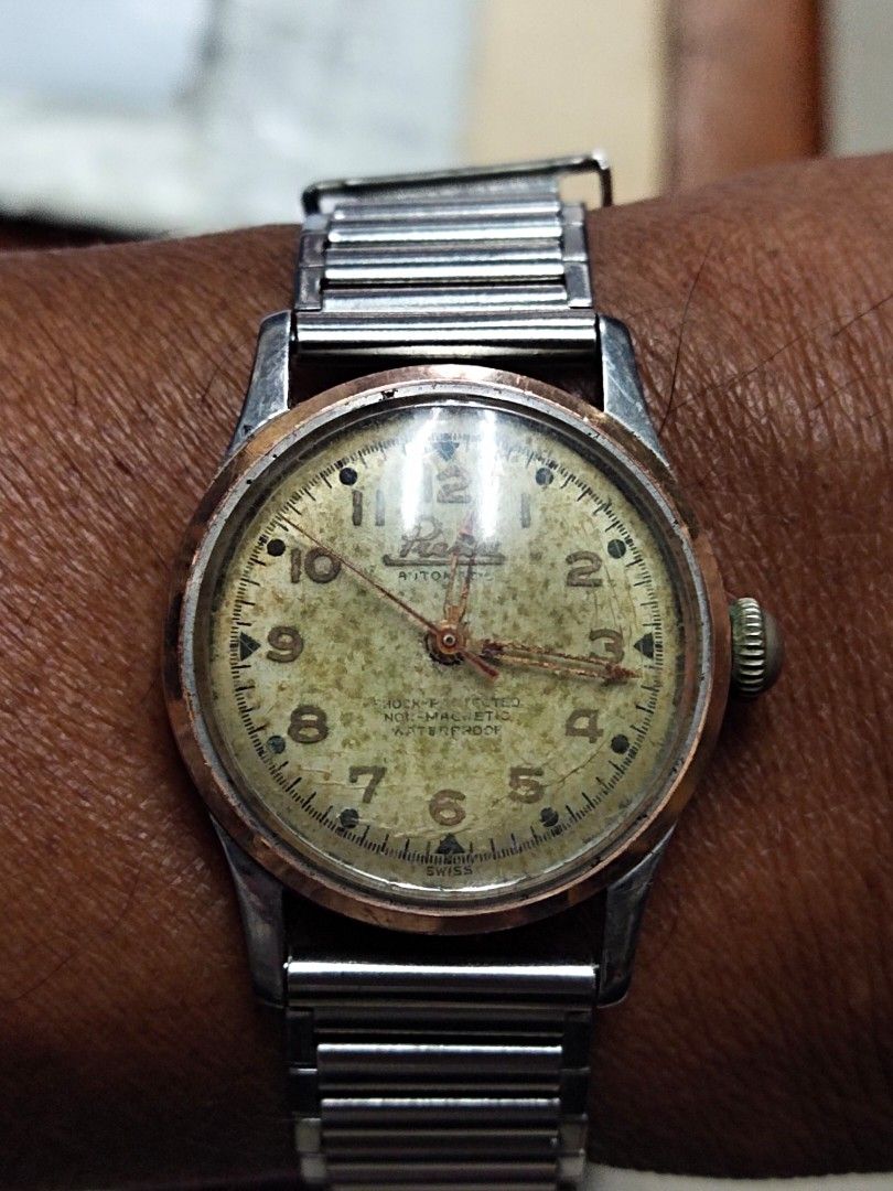 Presca Vintage Gold Top, Men's Fashion, Watches & Accessories, Watches ...