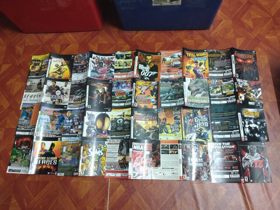 Ps2 Cd Covers Used For Sale., Video Gaming, Gaming Accessories, Cases ...