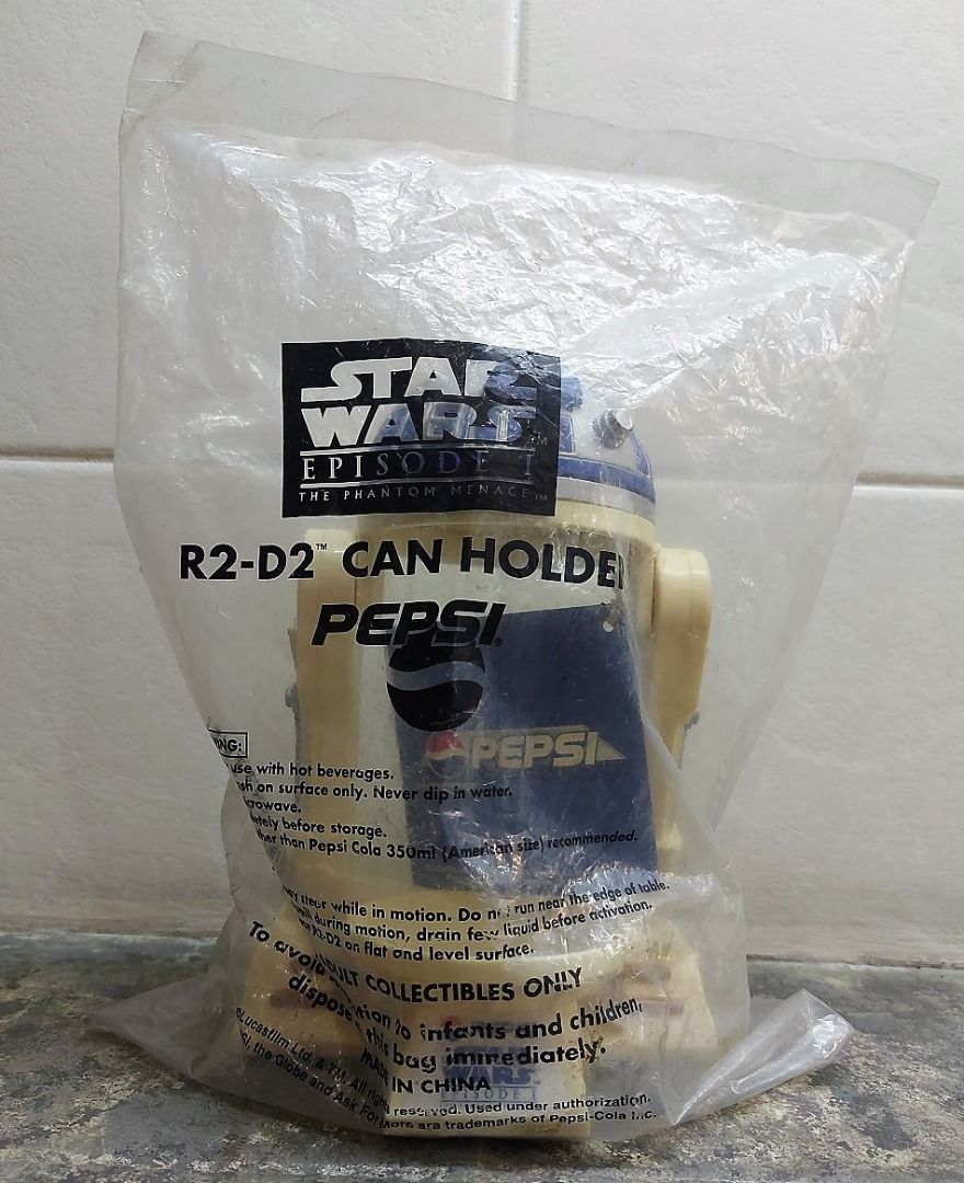 R2-D2 - Star Wars Pepsi Can Holder, Hobbies & Toys, Memorabilia ...