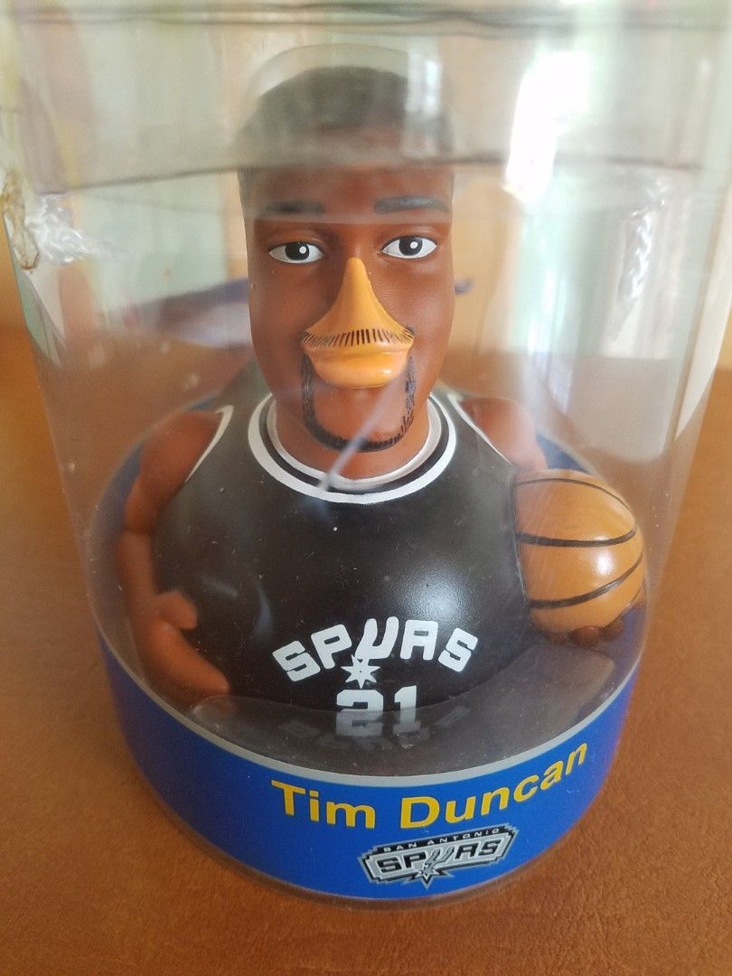 Rare NBA Spurs Tim Duncan Legendary Celebrates ducks figure 馬刺 鄧肯 限量公仔 ...