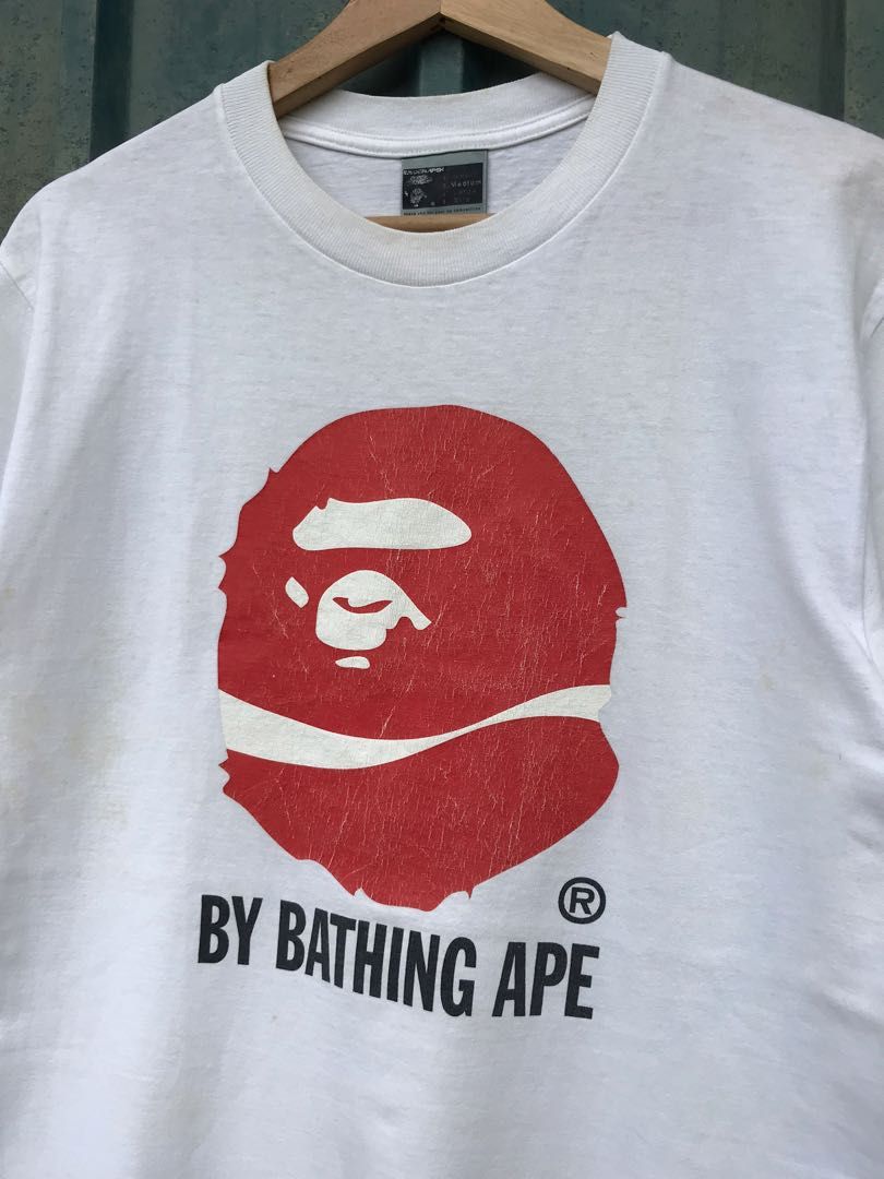 Rare vintage Bape Coca cola, Men's Fashion, Tops & Sets, Tshirts & Polo ...