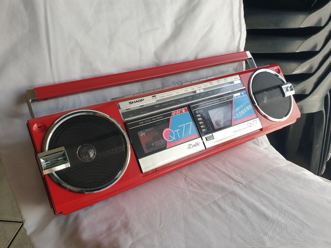 Rare Vintage Sharp Boombox Cassette Radio, Hobbies & Toys, Memorabilia ...