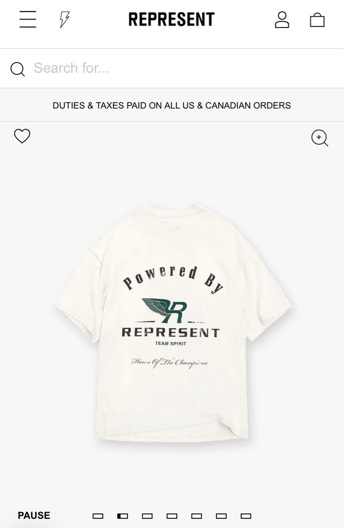 Represent Clothing Team Spirit, Men's Fashion, Tops & Sets, Tshirts ...