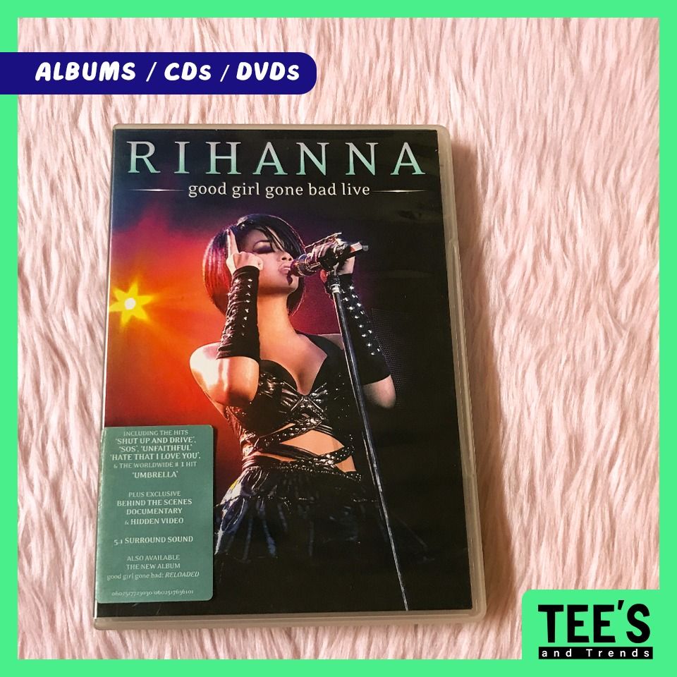 Rihanna Good Girl Gone Bad Dvd Hobbies And Toys Music And Media Cds