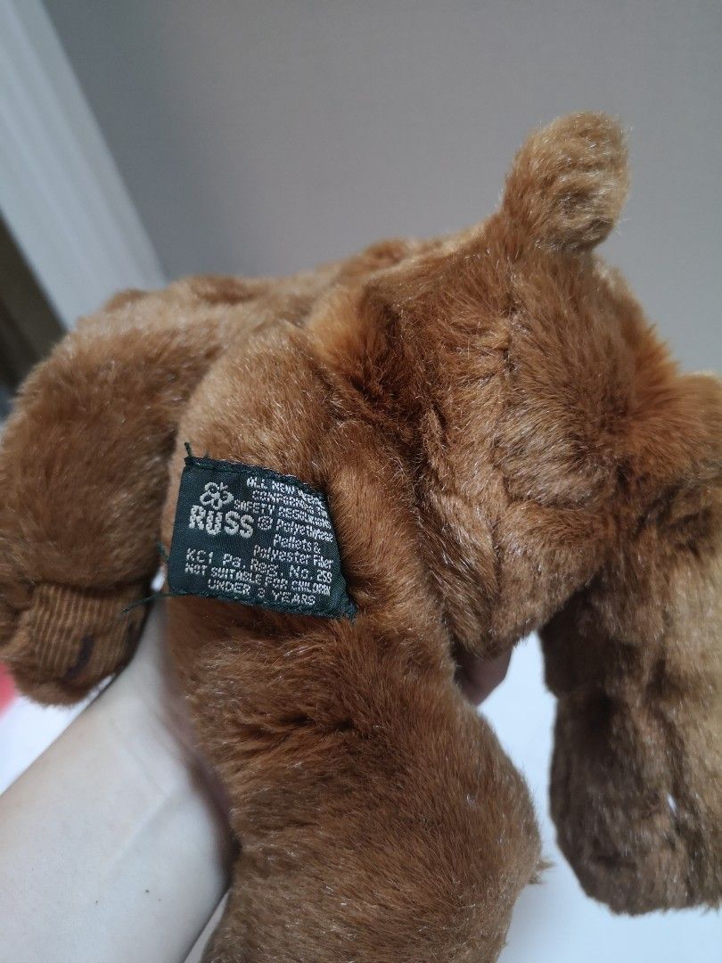Russ bear plushie, Hobbies & Toys, Toys & Games on Carousell