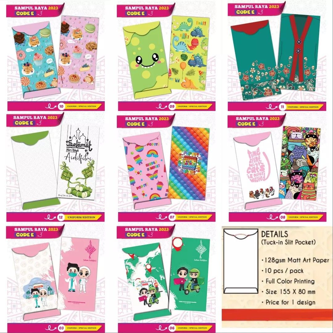 Sampul raya 2023 (hangbao packets), Hobbies & Toys, Stationery & Craft ...