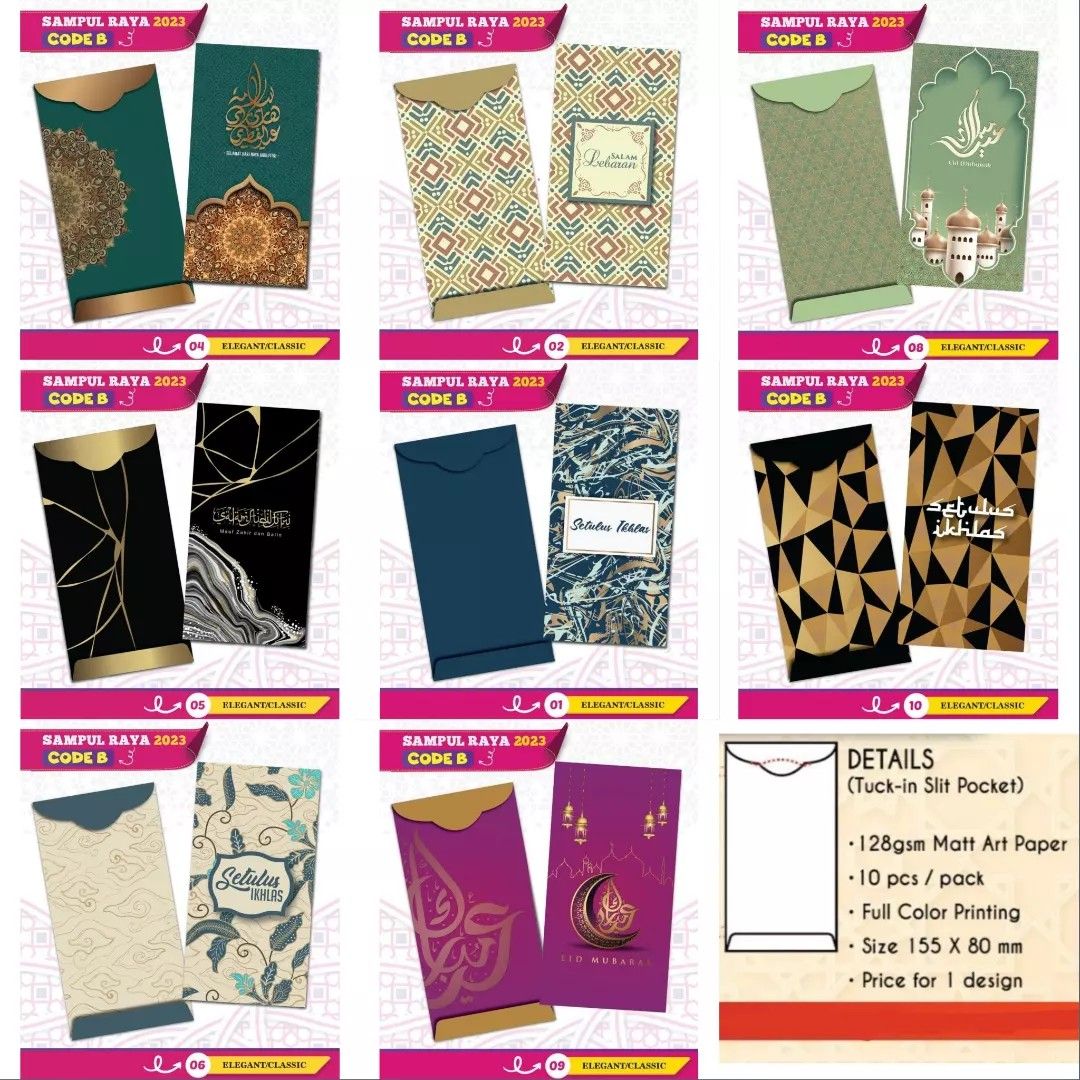 Sampul raya 2023 (hangbao packets), Hobbies & Toys, Stationery & Craft ...