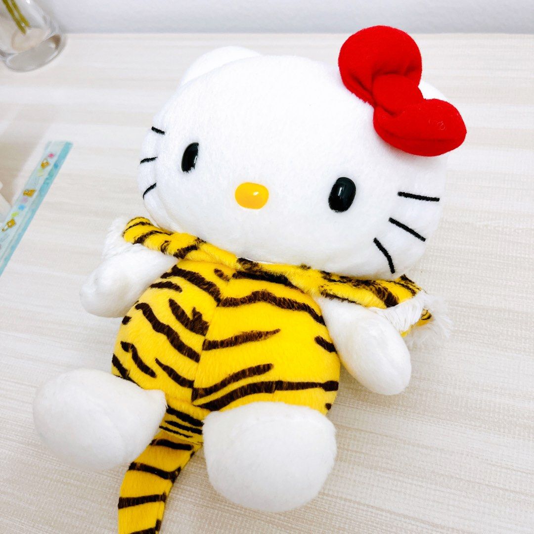 Sanrio Hello Kitty Tiger Plush, Hobbies & Toys, Toys & Games on Carousell