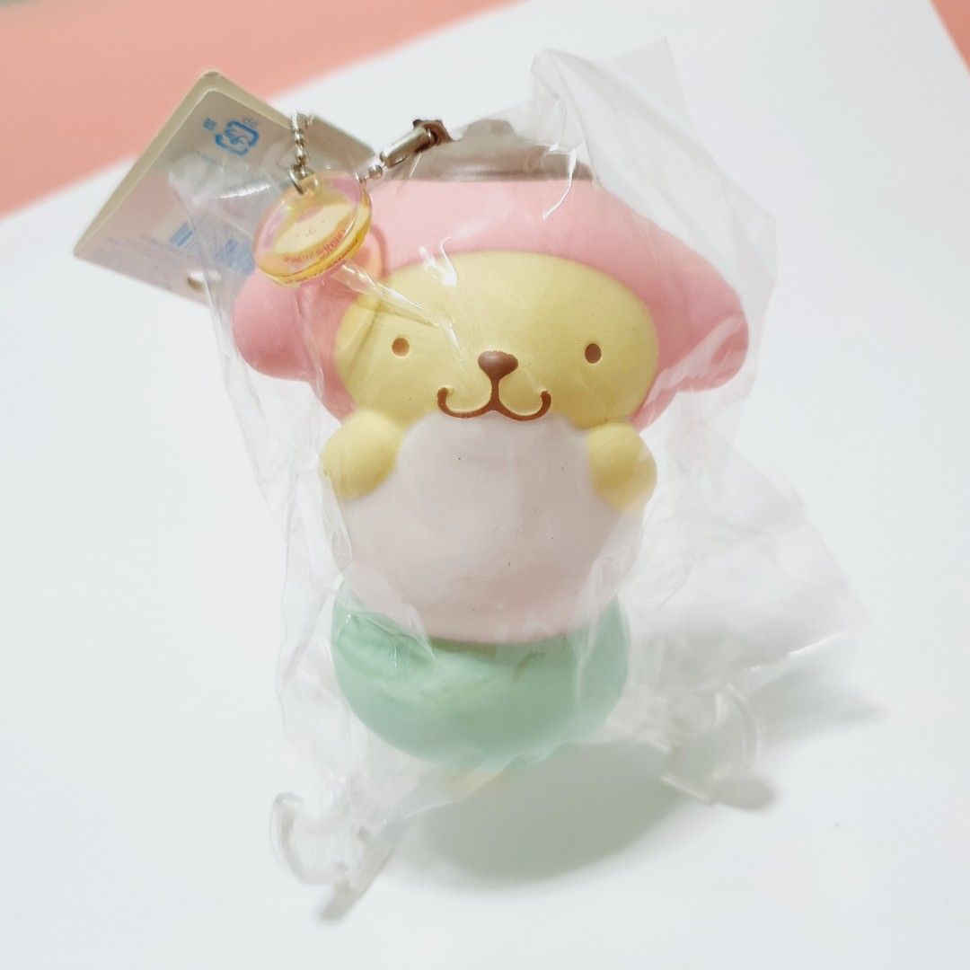 Sanrio Pompompurin Mochi Wagashi Mascot Squishy Charm, Hobbies & Toys ...
