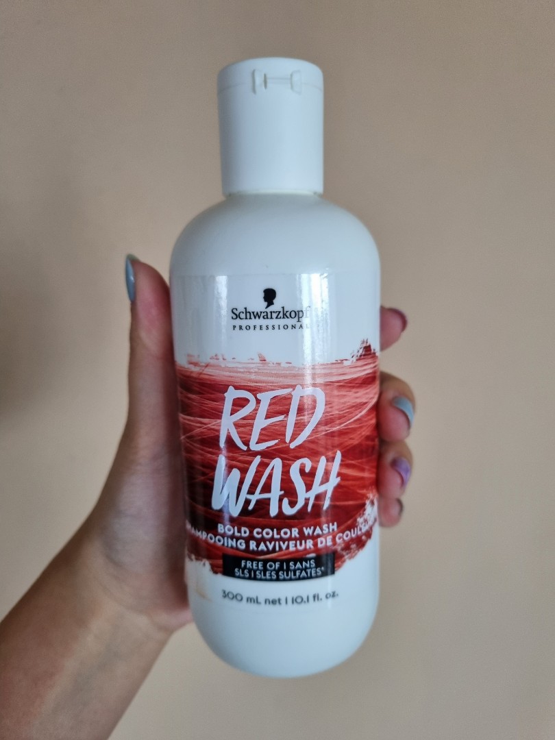 Schwarzkopf Bold Color Red Wash, Beauty & Personal Care, Hair on Carousell