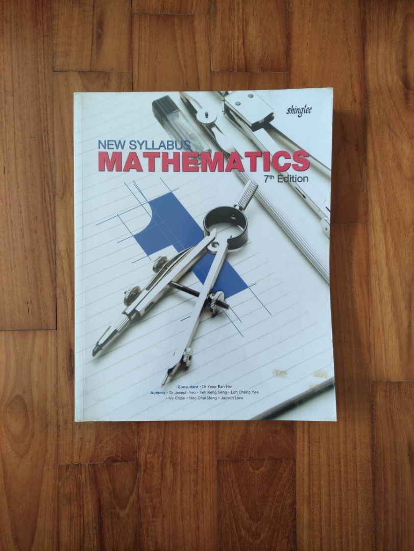 Secondary 1/2/3 Math Textbook New Syllabus Mathematics 7th Edition O ...