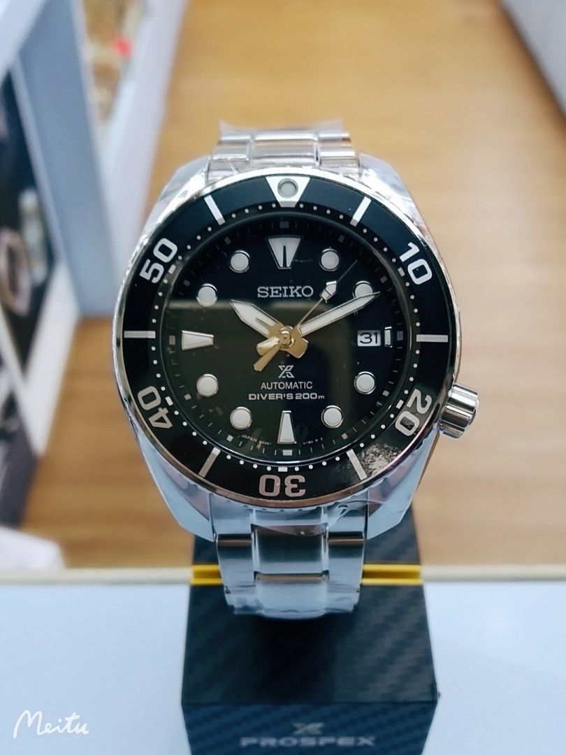Seiko Prospex SPB101J1 細MM 陶瓷圈黑面200米潛水 6R35機芯 日本製造, 名牌, 手錶 - Carousell