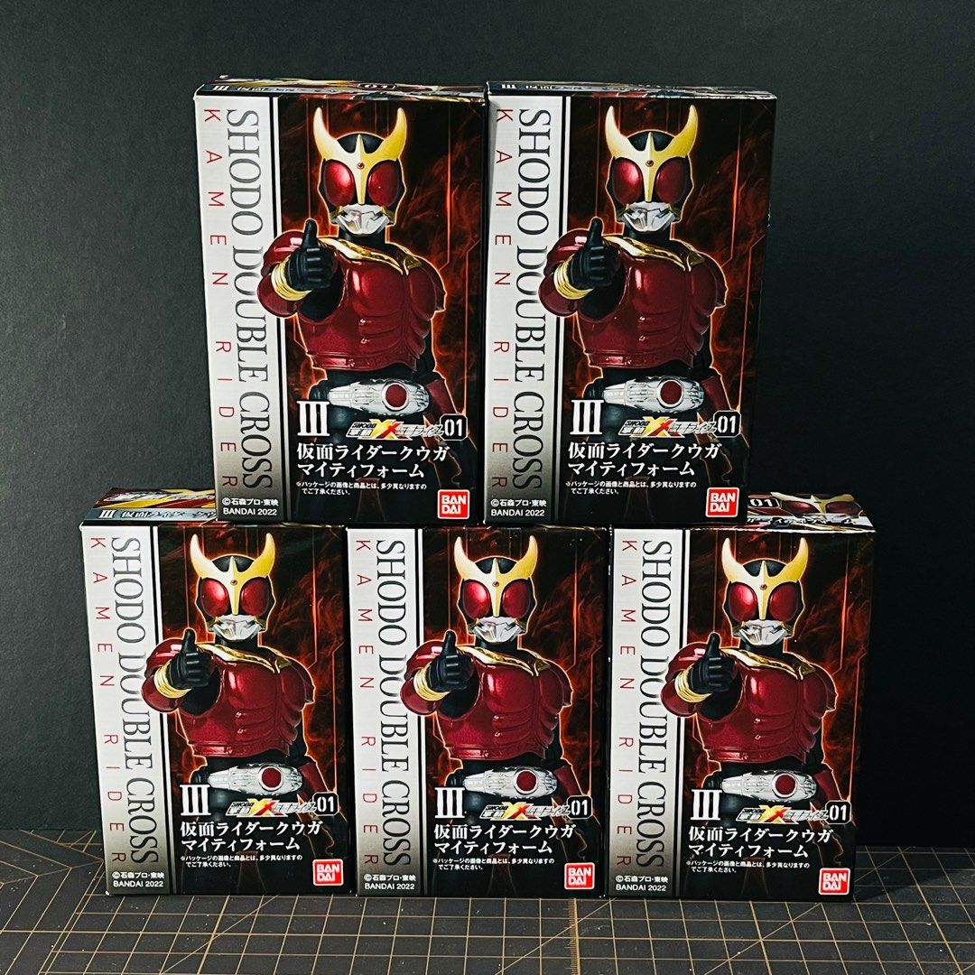Shodo XX Double Cross - Kamen Rider Kuuga Mighty Form Bandai (RM38 each ...