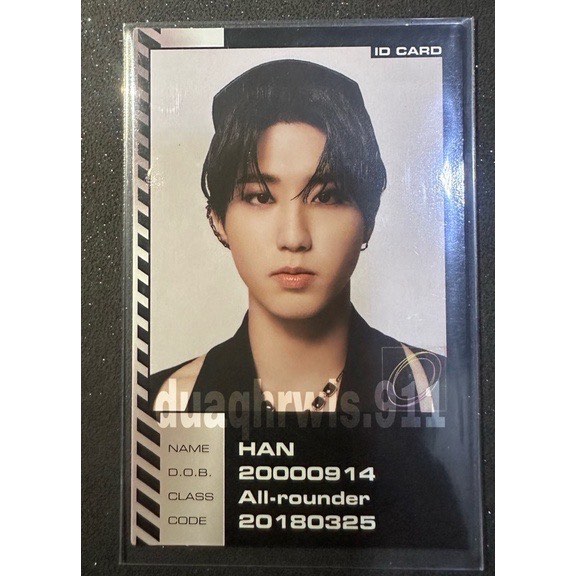 Stray Kids Han Jisung Photocards ODDINARY ID Card, Hobbies & Toys ...