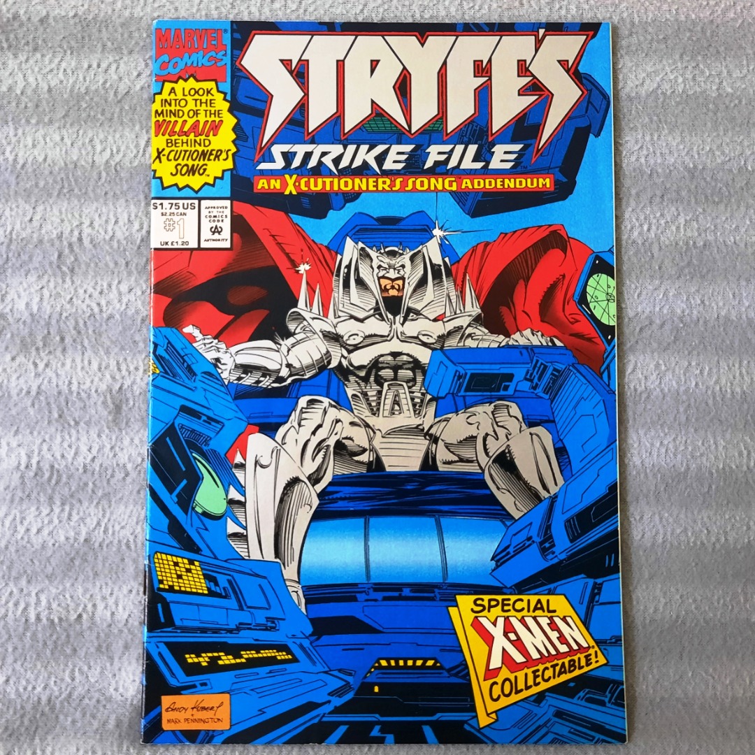 Stryfe's Strike File #1 (One-Shot) Marvel Comics (X-Men) Andy Kubert ...