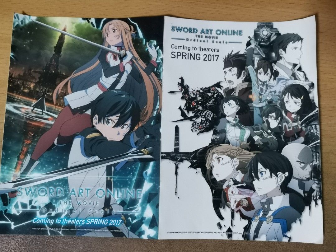 Sword Art Online (SAO) Movie Sticker, Hobbies & Toys, Memorabilia ...