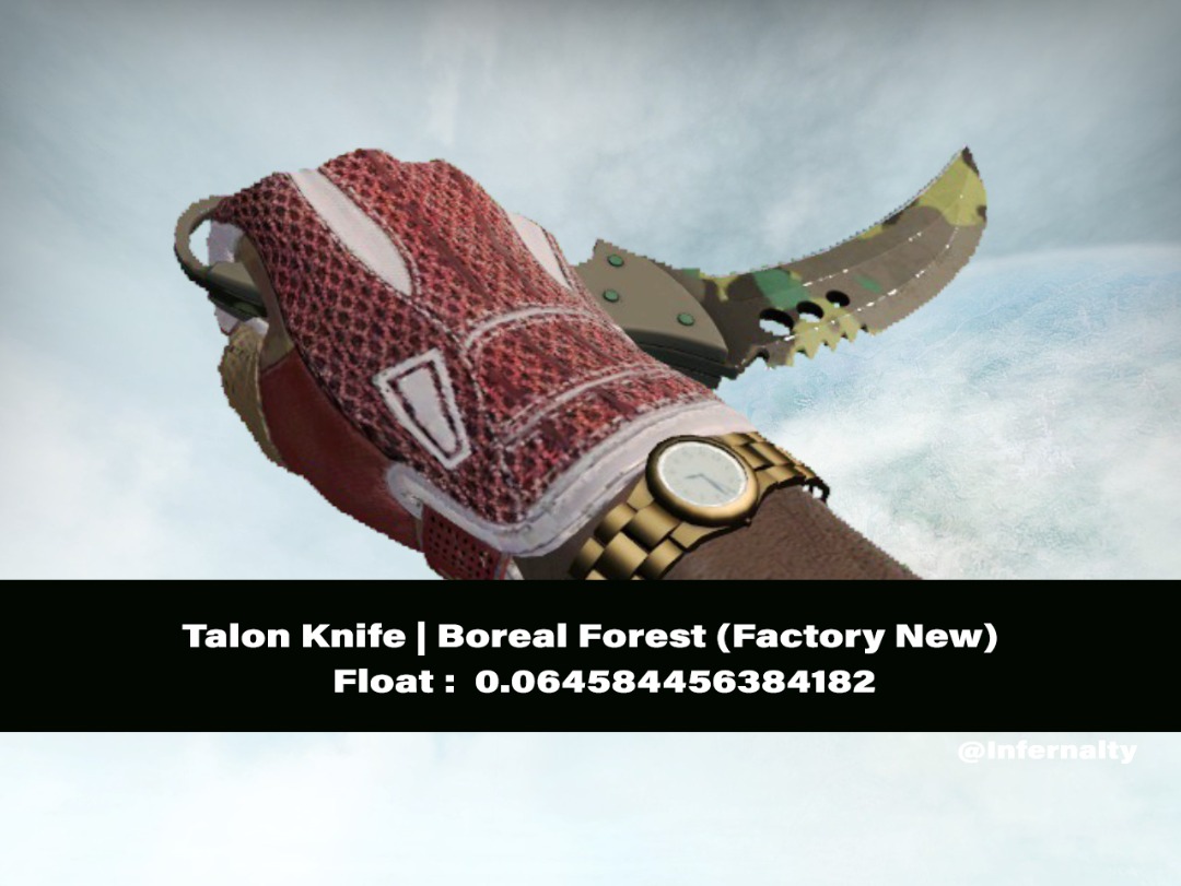 Talon Knife Boreal Forest FN CSGO SKINS KNIVES, Video Gaming, Gaming Accessories, In-Game ...