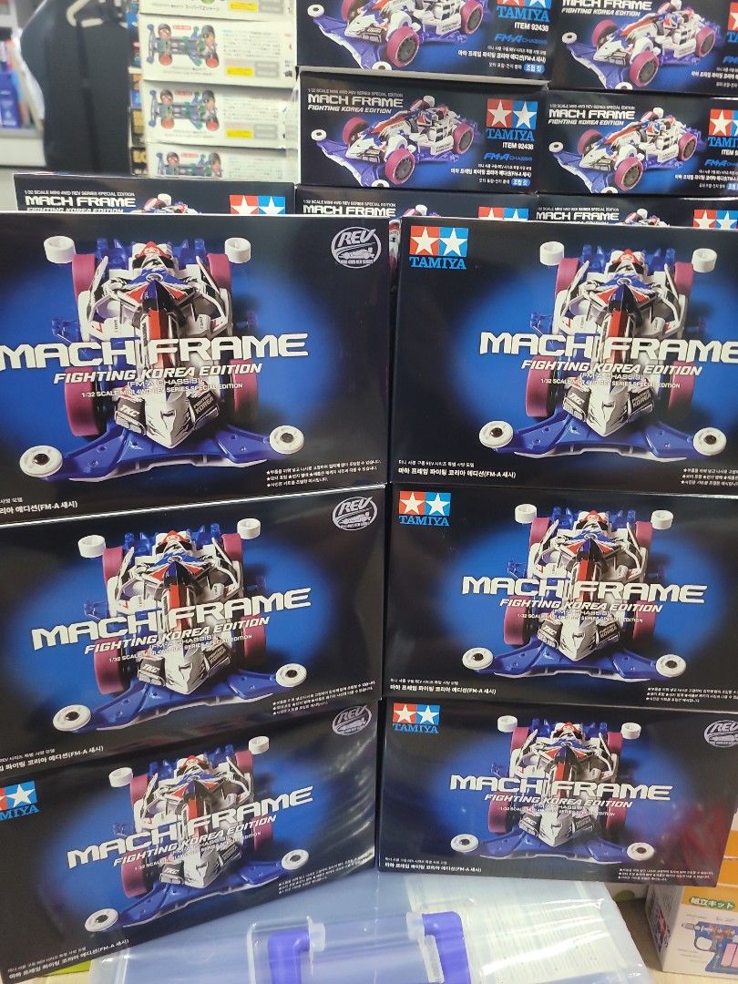 【韓國限定】tamiya田宮四驅車 mini 4WD 92438 韓國限定 Mach Frame Fighting (FM-A底盤), 興趣及 ...